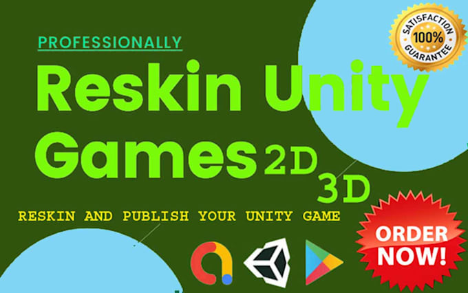 Professionally create reskin your unity games by Shahadatmbs | Fiverr