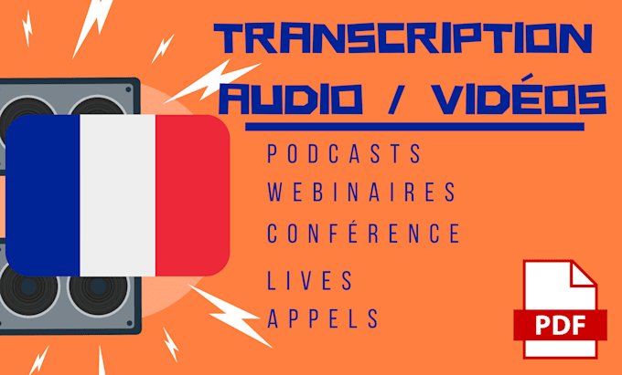 Transcribe your french audio or video files with the clean verbatim ...