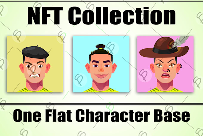 Design unique nft collections by Sticky_art | Fiverr