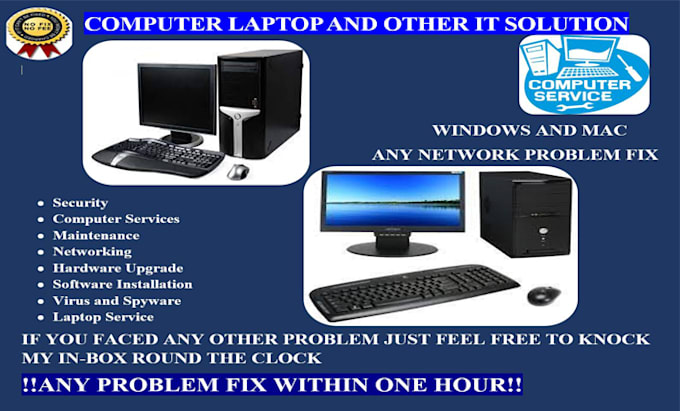 Fix repair solve troubleshooting pc and laptop remotely by Jamshaid_65 ...