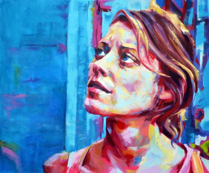 Paint your portrait in real oil painting on canvas by Cunnighamkonnor ...