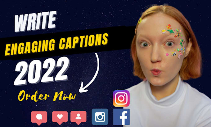 Write optimized and engaging captions for your posts by Anam_8 | Fiverr