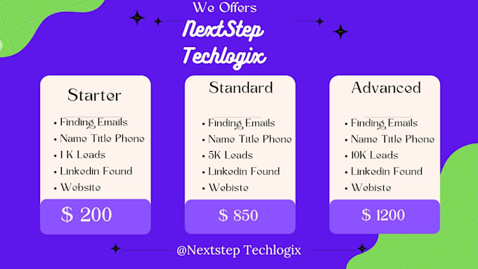 Give you verified zero bounce emails for your marketing campaigns by Nextstep_tech | Fiverr