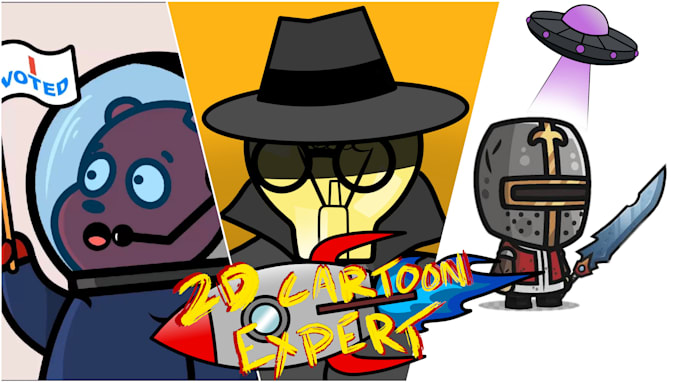 Make digitally hand drawn 2d cartoon art by Abdullah5six7 | Fiverr