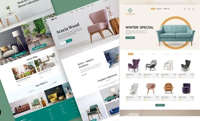 Design creative and unique ui ux for your website by Roseservices7 | Fiverr
