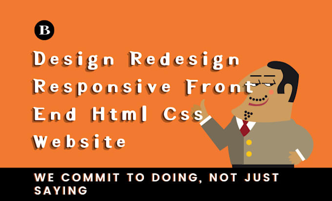Create or redesign a responsive front end html css website by Mbappi00 ...