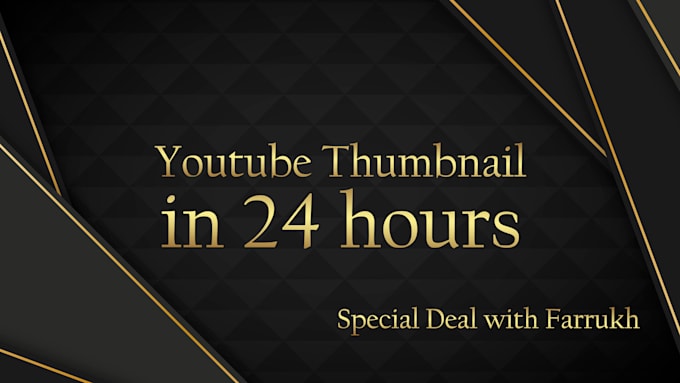 Design 3 youtube thumbnails in 24 hours by Farrukh991 | Fiverr