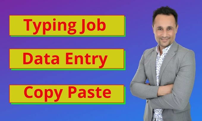 Do a fast typing job, pro typist, data entry job by Ashikul523islam ...