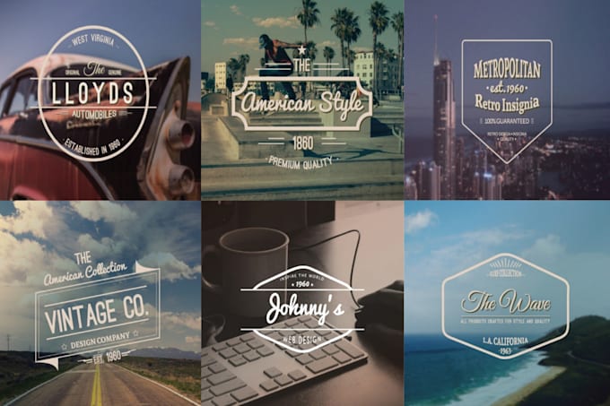 Design a retro vintage logo with a hand drawn by Zahara441 | Fiverr