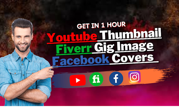 Design attractive catchy video thumbnail and fiver gig image by ...