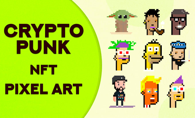 Create sellable nft crypto punks art in pixel art style by Graphic ...