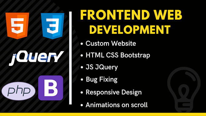 Design and fix html css bootstrap jquery and php web pages by ...