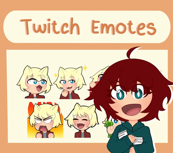 Create custom twitch emotes by Chizuarts | Fiverr Create custom twitch emotes by Chizuarts | Fiverr