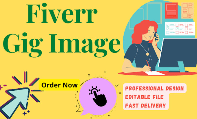 Design eye catching fiverr gig image by Naureenkhalid5 | Fiverr