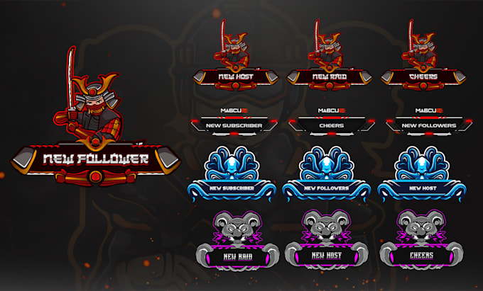 Create custom animated twitch alert from your logo by Bizboxstudio | Fiverr