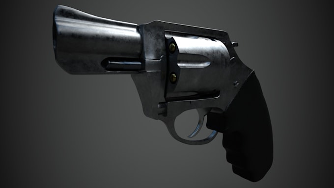 Make a 3d gun model for unreal engine 5 by Dofilpe | Fiverr