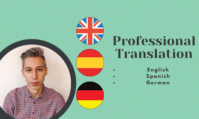 Translate from spanish to german or english by Haake_design | Fiverr