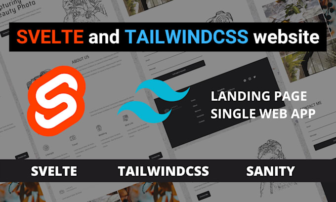 Build a svelte website with tailwindcss by Vic_codewebs | Fiverr