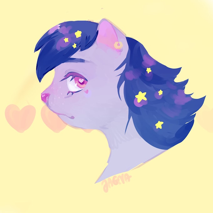 Draw furry profile icon by Adogaj | Fiverr