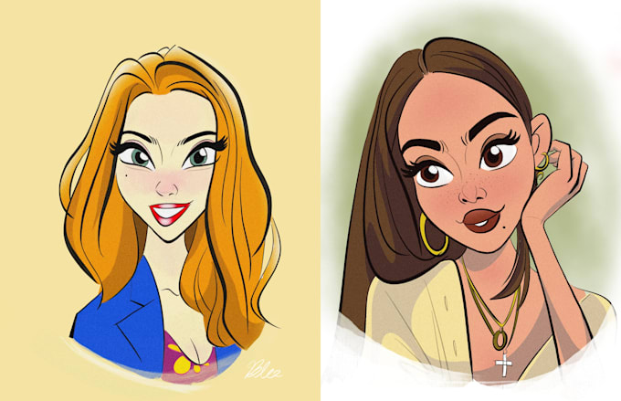 how to draw a person disney style