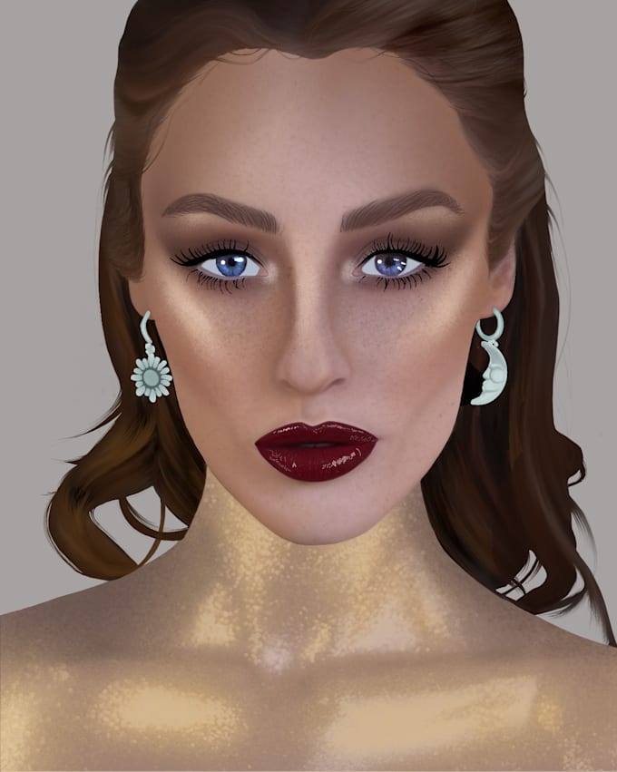 Create a custom portrait and illustration by Digitals_by_a | Fiverr