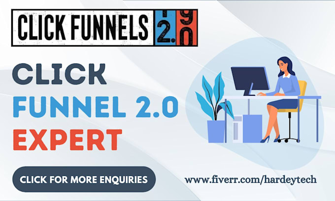 Design and migrate sales funnel from clickfunnels to clickfunnels 2 0 by Hardeytech | Fiverr