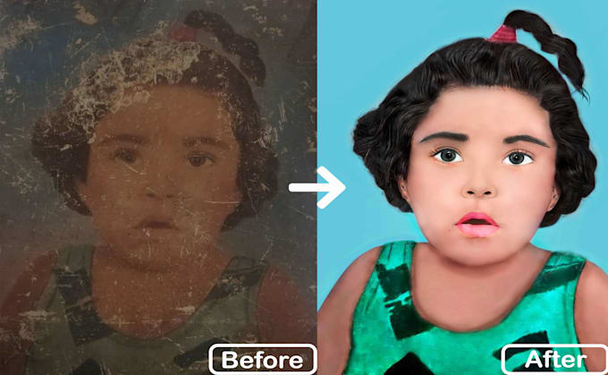 Restore old photos, repair damaged photo and colorize by Mjgraphicsbuz ...