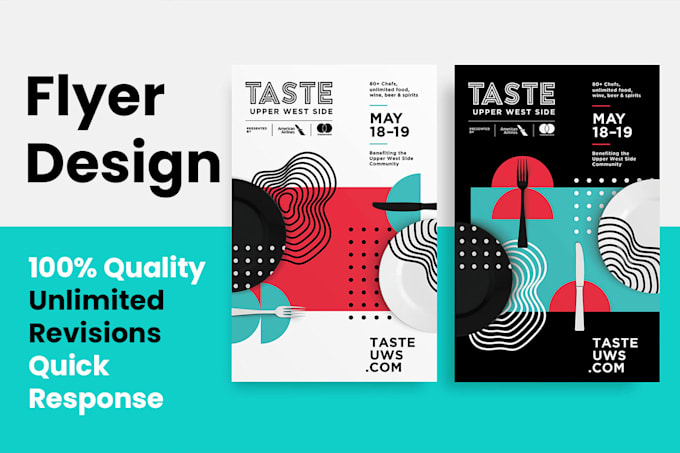 Design eye catching one page event flyer, brochure media kit by ...