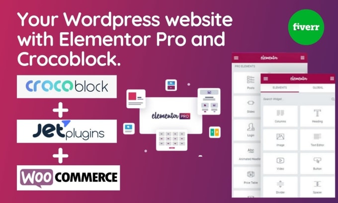 Build wordpress website with elementor pro and crocoblock by Dev__anik | Fiverr