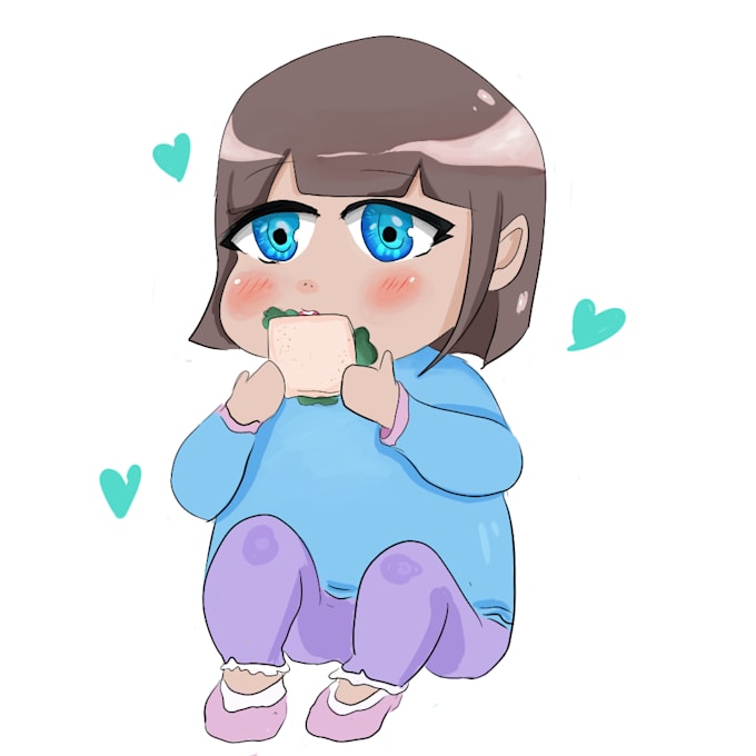 Draw a chibi of the given character for your twitch or game by Maftuna ...