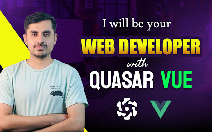 Be your quasar vuetify nuxt vue developer by Talha_wish | Fiverr