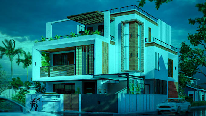 Create amazing exterior renders by Pateljasmin122 | Fiverr