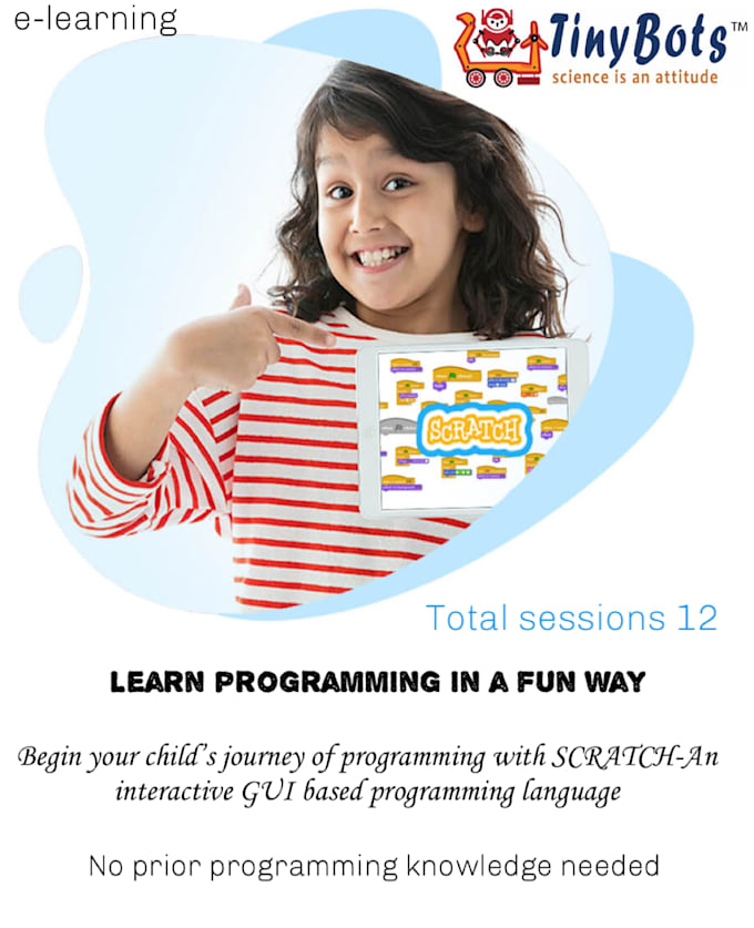 Teach scratch programming with live one on one sessions by Tinybots ...