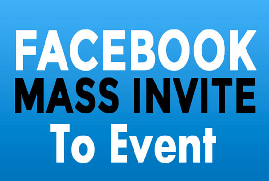 Invite 500 users to your fb event by Anilpahilajani | Fiverr