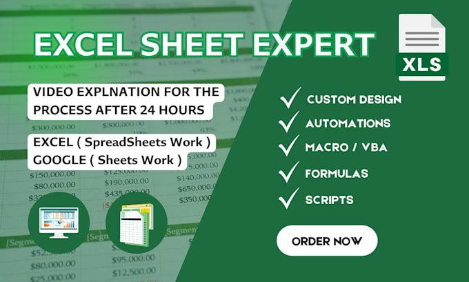 Build excel report spreadsheet, charts, pivot tables, macros by ...