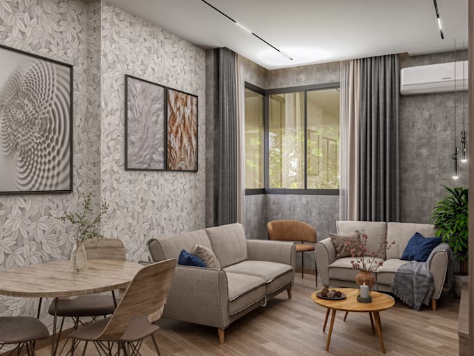 Creation of very classy and realistic 3d rendering, layout by ...