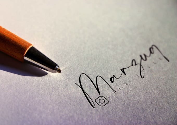Design a classy signature with 3d mockup by Mdmarzuq | Fiverr