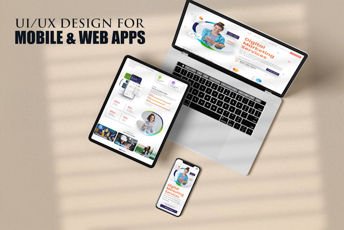 Create ui ux designs for web and mobile applications by Arwamehmood | Fiverr
