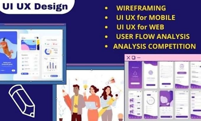 Design creative web ui ux, dashboard, admin, mobile app, prototype ...