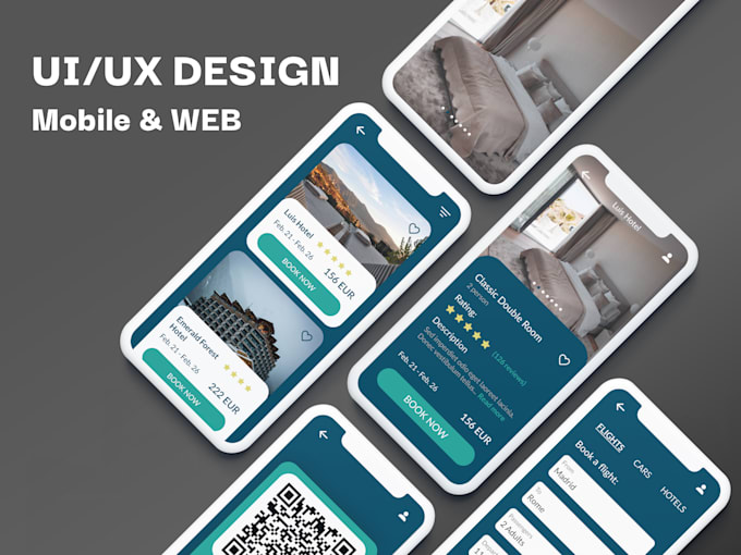 Create wireframes and prototypes ux ui design in figma by ...