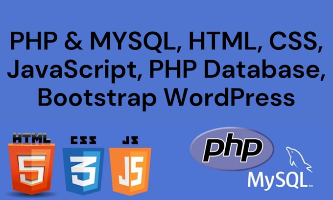 Build Php Mysql Website And Database By Zainmirza9 Fiverr
