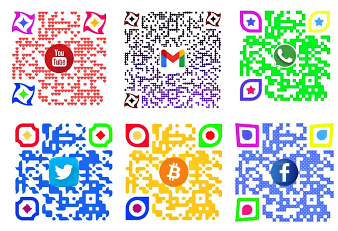 Make a very unique and custom qr codes by Thevivek26 | Fiverr
