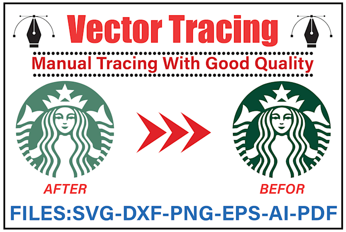 Vectorize, convert jpg, png to vector, vectorize logo or any image by Shahinartbd | Fiverr