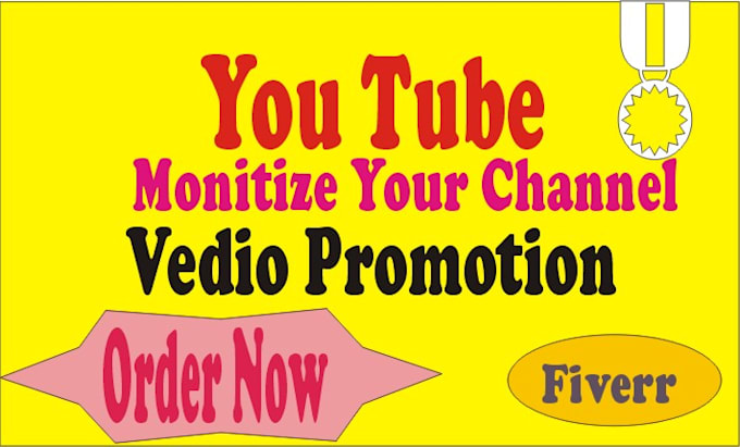 Monitize and promote your channel by Sonamalik7612 | Fiverr