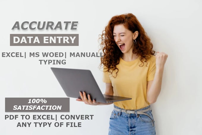 Do data entry, manual typing , copy past or conversion files by Mishal405 | Fiverr