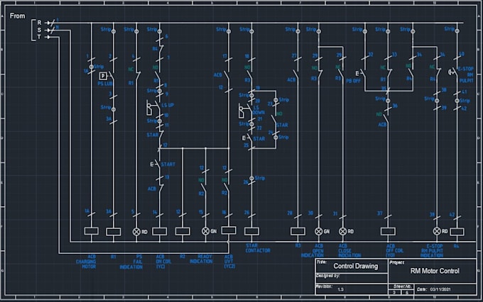 Draw electrical i will drawing sld autocad electrical by ...