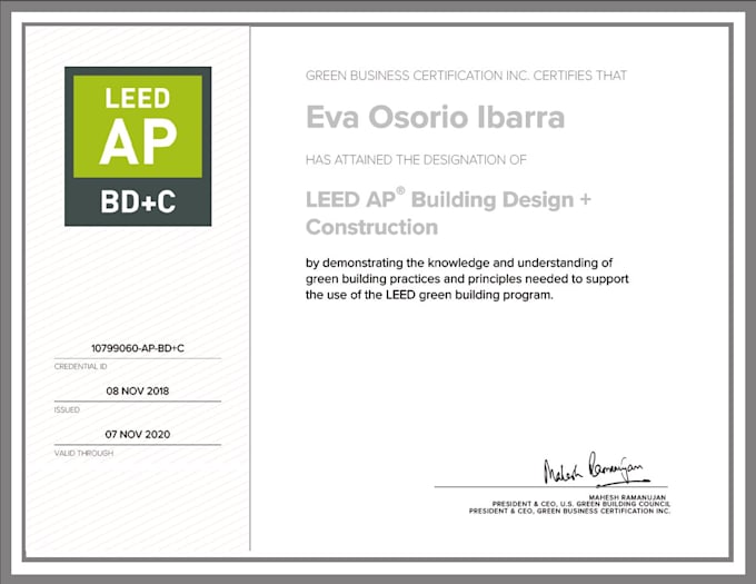 Leed certify your project by Evaosorio | Fiverr