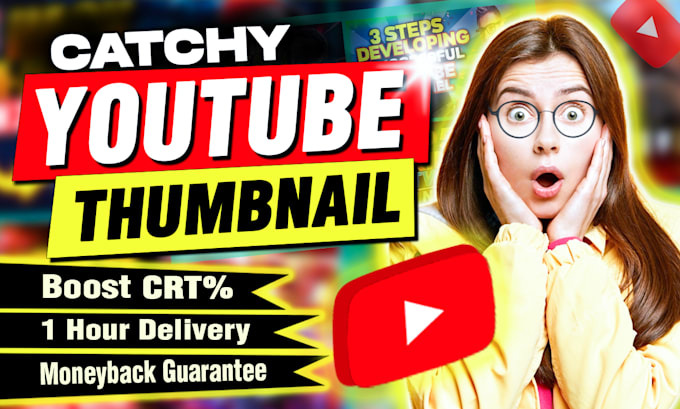 Design catchy video thumbnail for youtube by Pro_design_24 | Fiverr