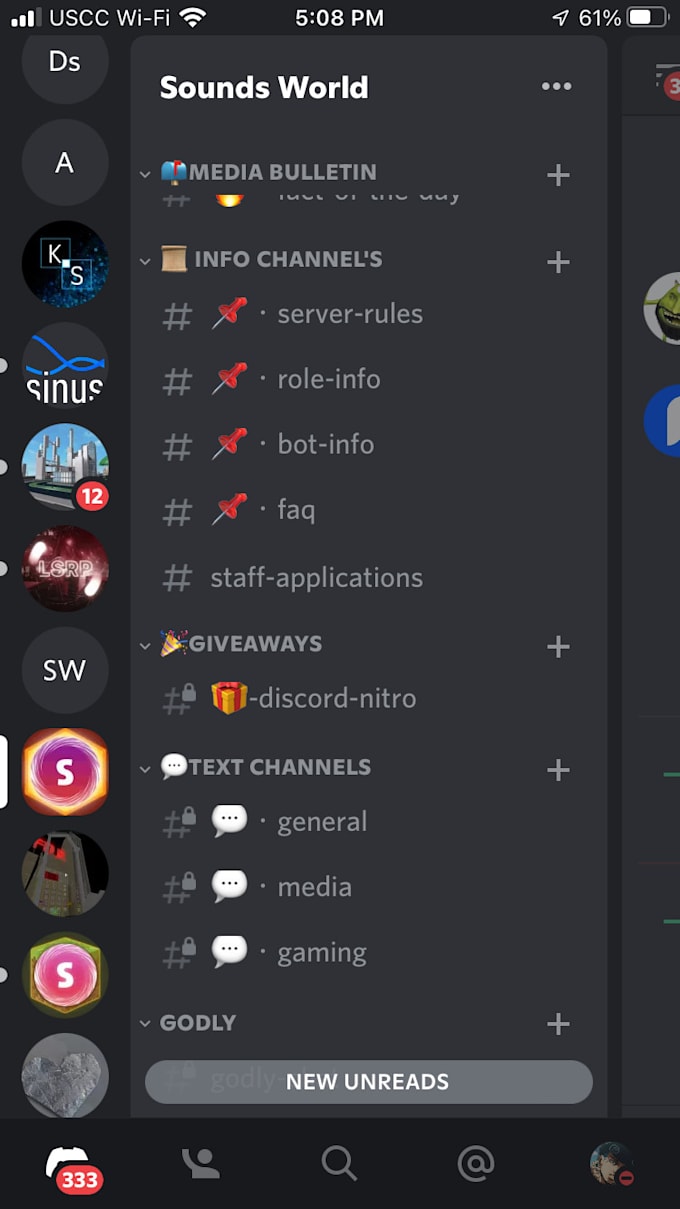 Can make you a professional discord server by Chasetichnell | Fiverr