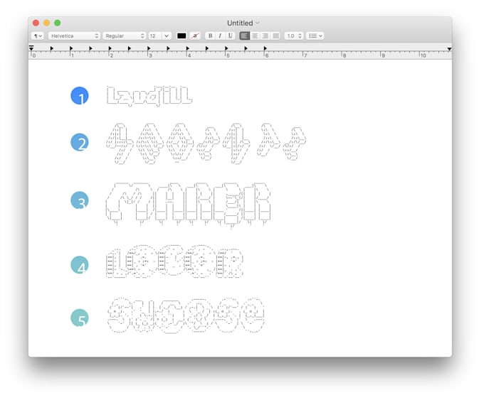 Write Your Company Name As Ascii Art By Whiskeyfoxtrot Fiverr 